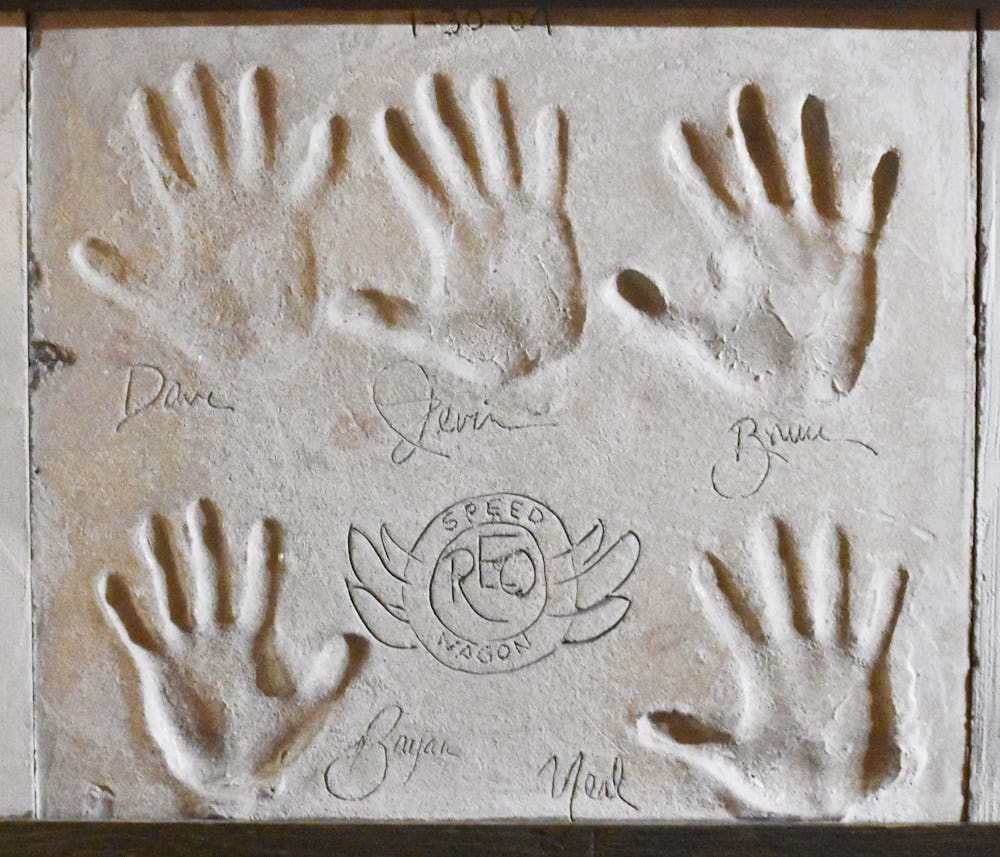 World Famous "Wall of Fame" Handprints at Billy Bob's Texas