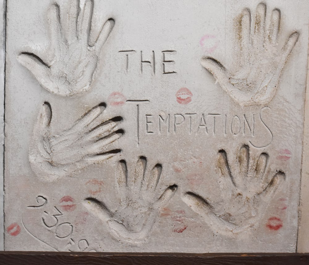 World Famous "Wall of Fame" Handprints at Billy Bob's Texas