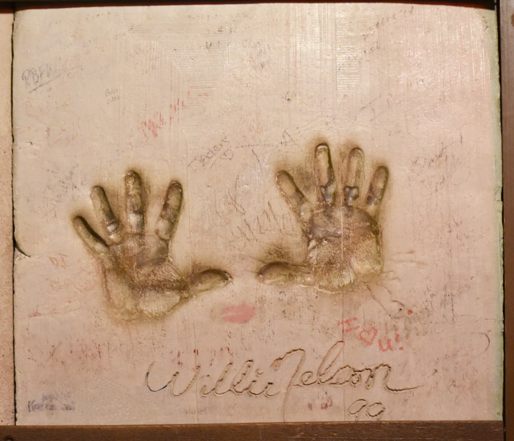 World Famous "Wall of Fame" Handprints at Billy Bob's Texas